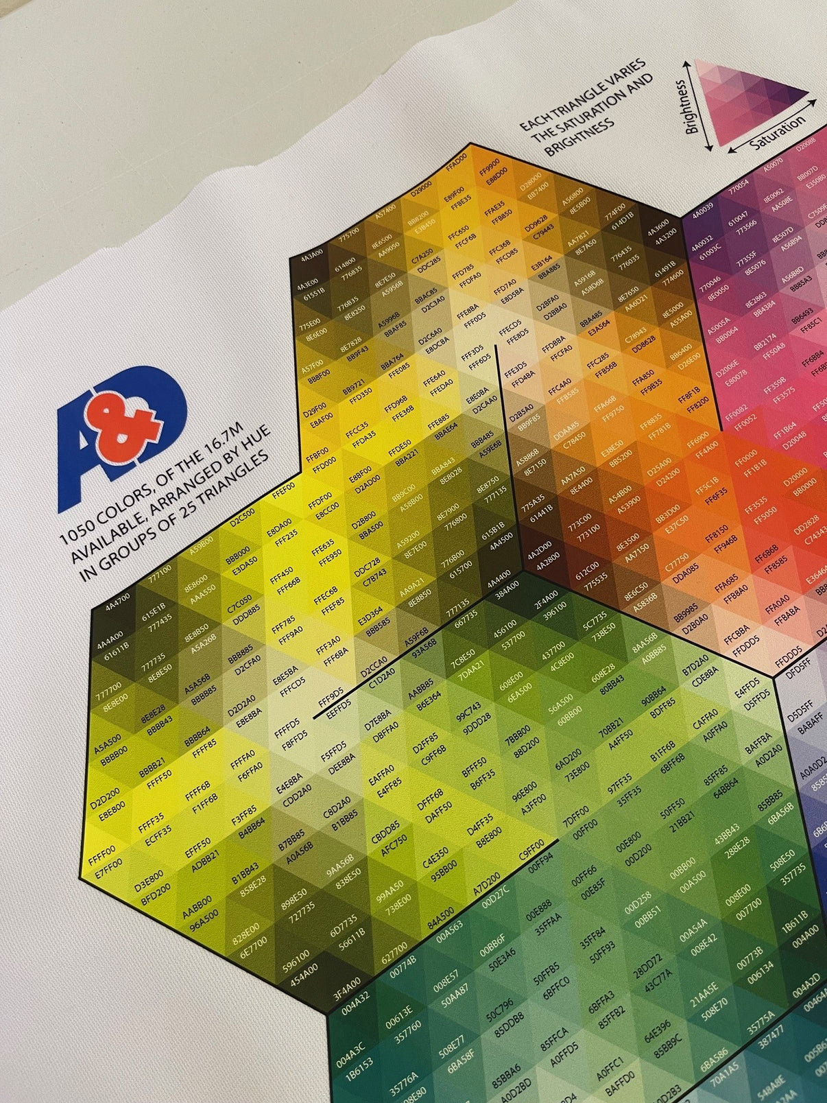 DTF Color Chart – A&D Printing and Design